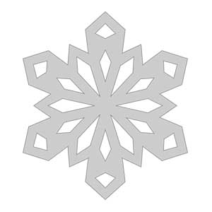 Készíts hópelyhet papírból - 9 letölthető sablon és videó